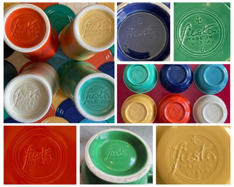 How Old is my Fiestaware? Fiesta Identification Guide – Antique Answers